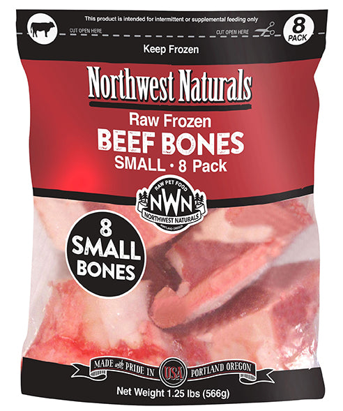 Northwest Naturals Small Beef Marrow Bones - 1"-2" [8 Pack] – Fangs & Fur
