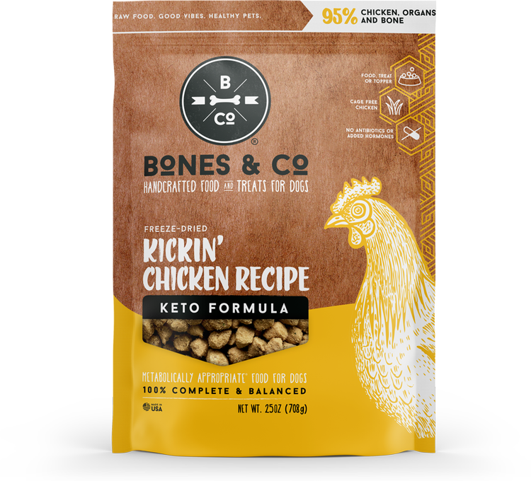 Bones & Co - Kickin' Chicken Recipe Freeze Dried Dog Food – Fangs & Fur